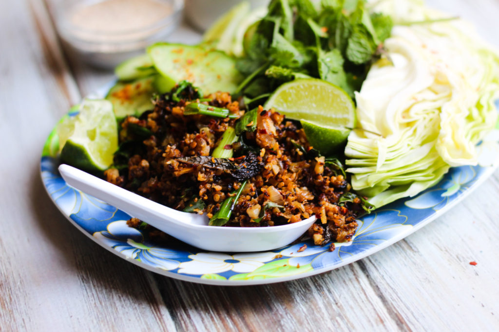 Thai Chicken Larb | Lindsey Eats