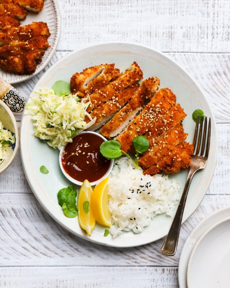 Chicken Katsu with Homemade Tonkatsu Sauce | Lindsey Eats