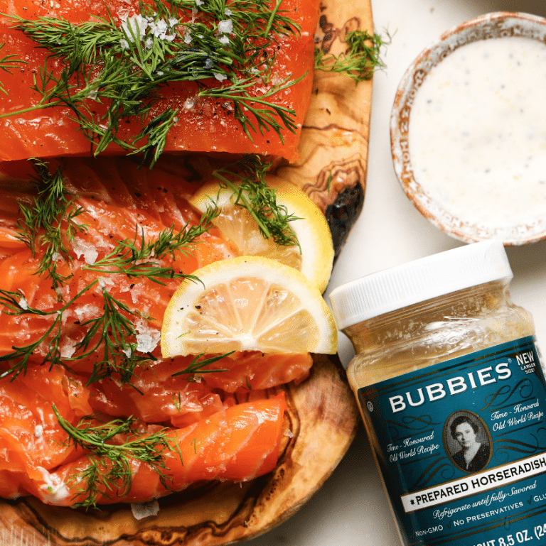 Dill Cured Gravlax with a Mustard Horseradish Sauce | Lindsey Eats