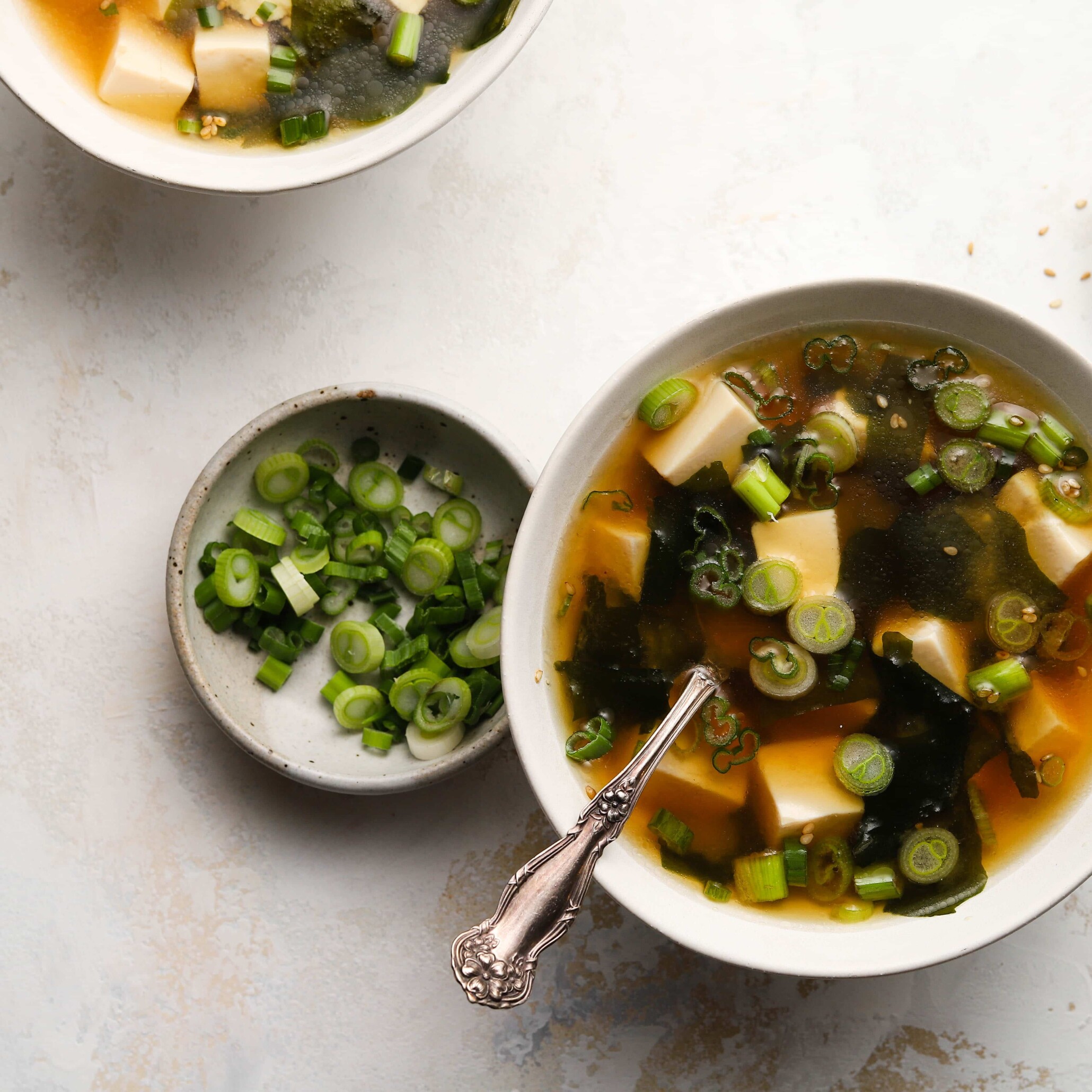 Sesame Miso Soup | Lindsey Eats