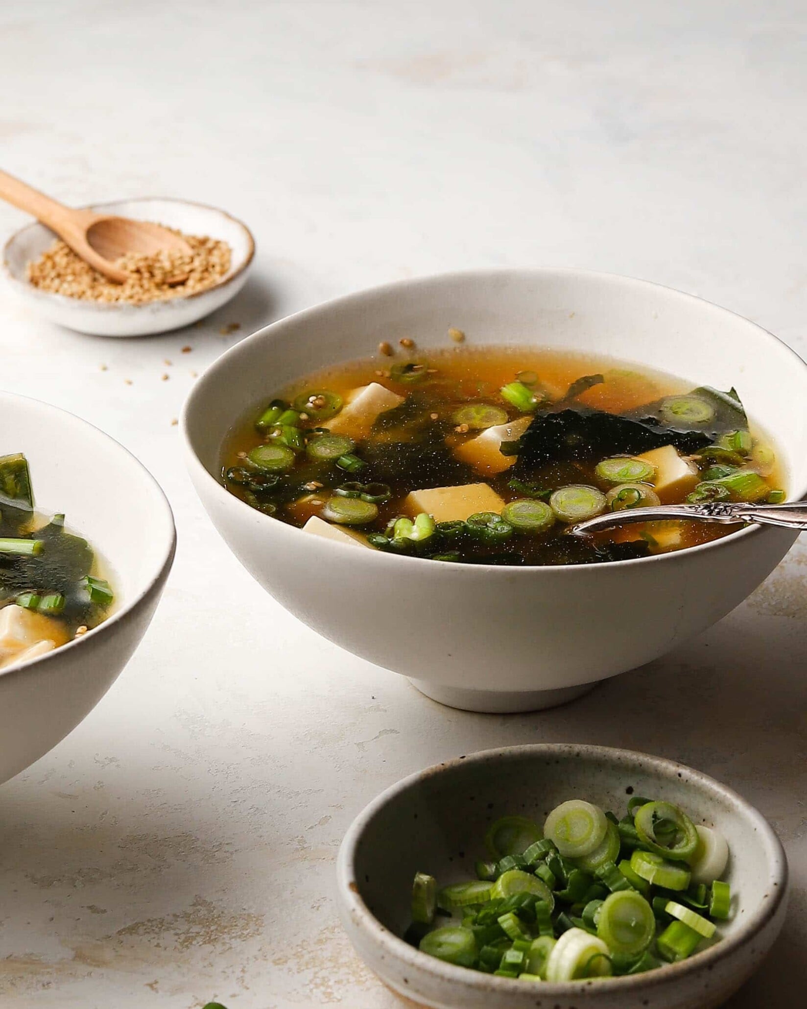 Sesame Miso Soup | Lindsey Eats