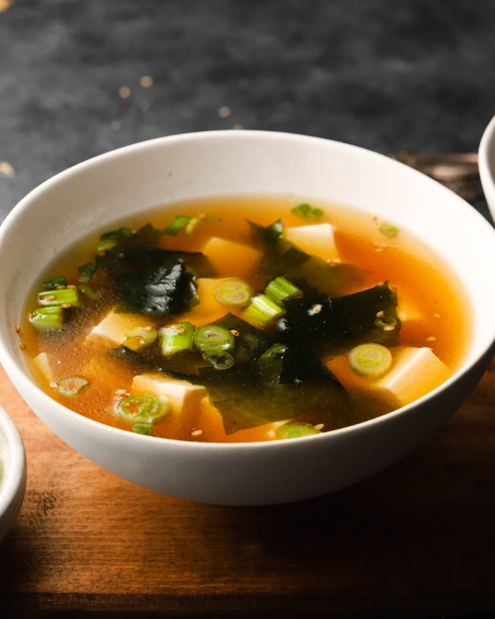 Sesame Miso Soup | Lindsey Eats
