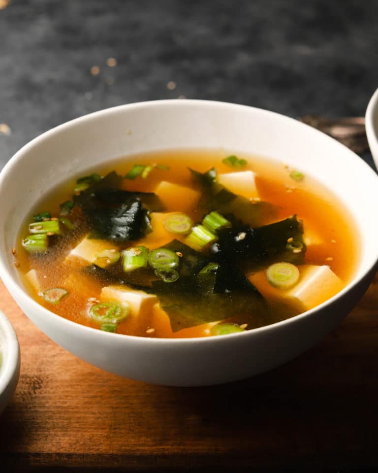 Sesame Miso Soup | Lindsey Eats