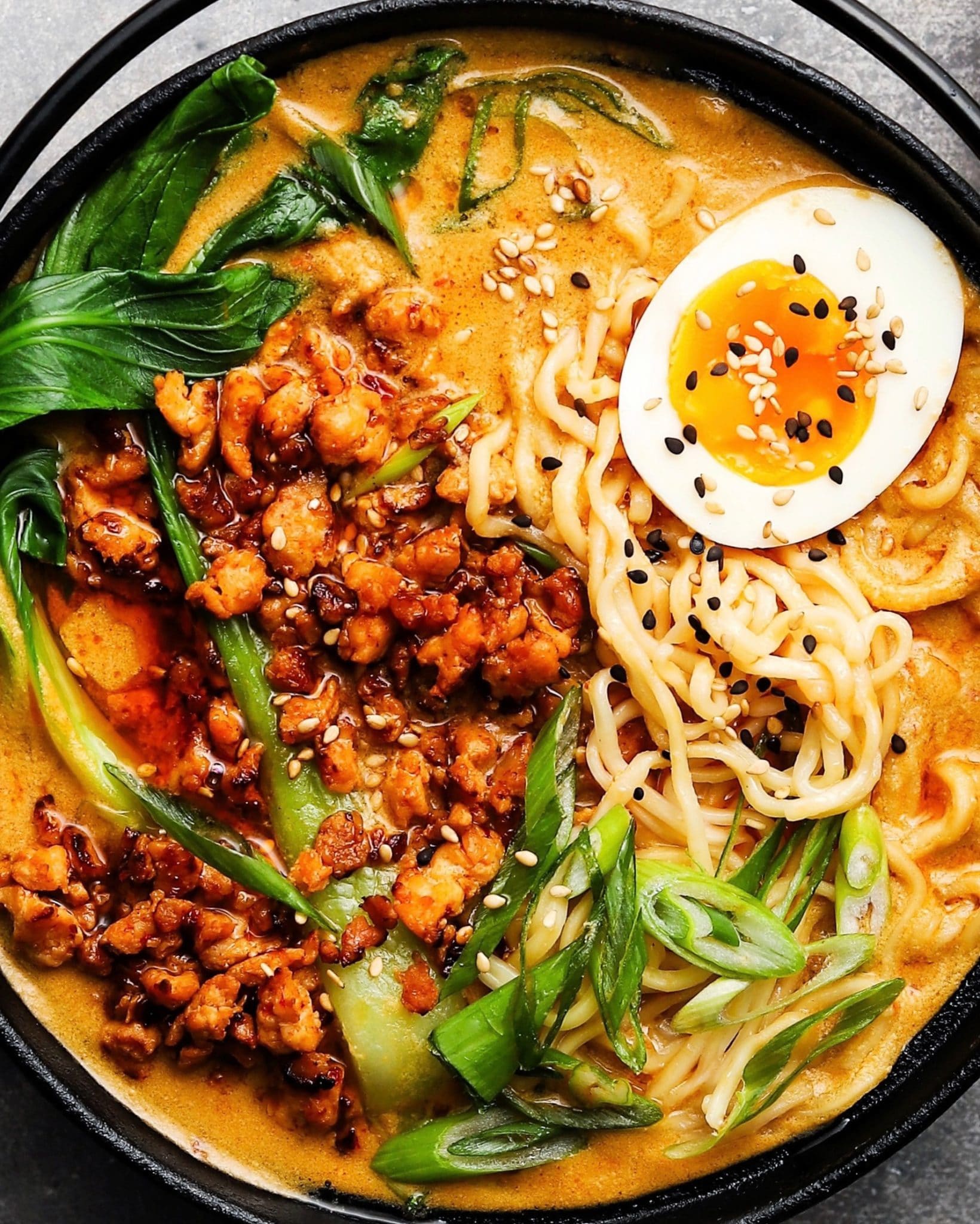 Ginger Scallion Chicken Ramen Noodles | Lindsey Eats