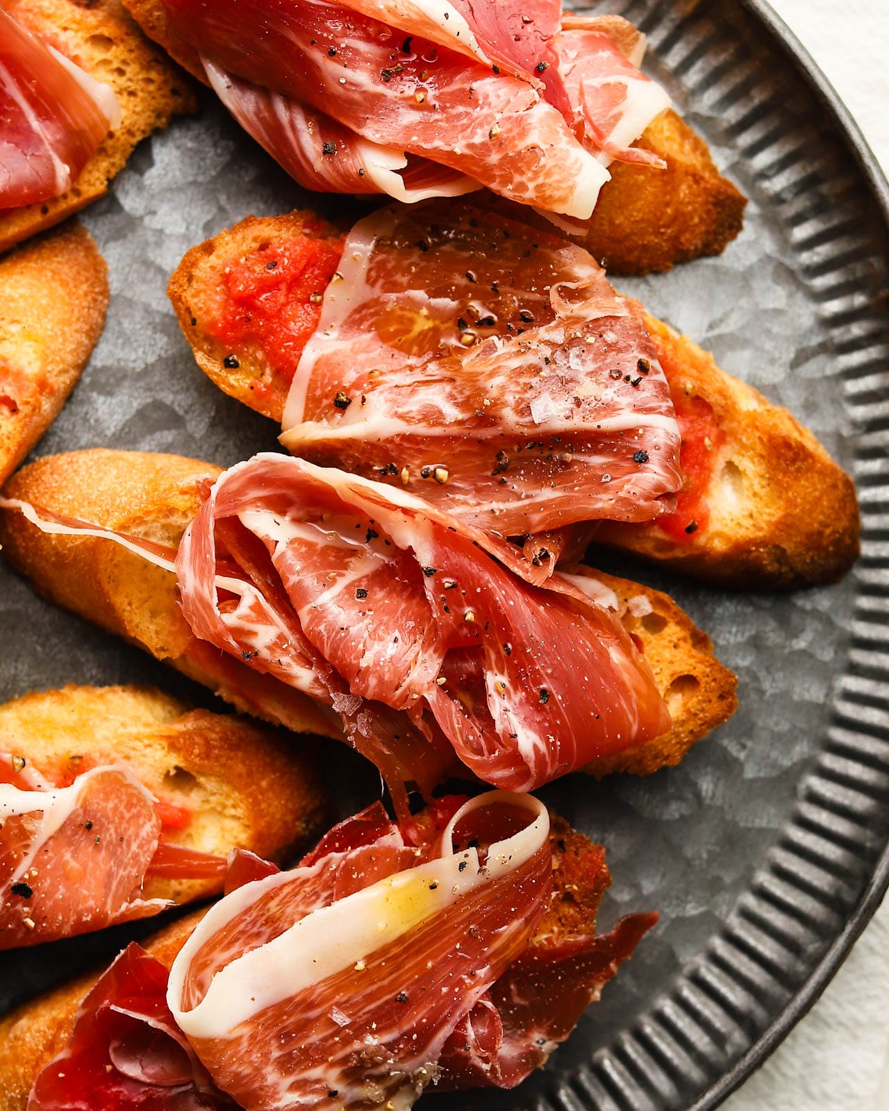 Pan Con Tomate with Jamón Serrano | Lindsey Eats