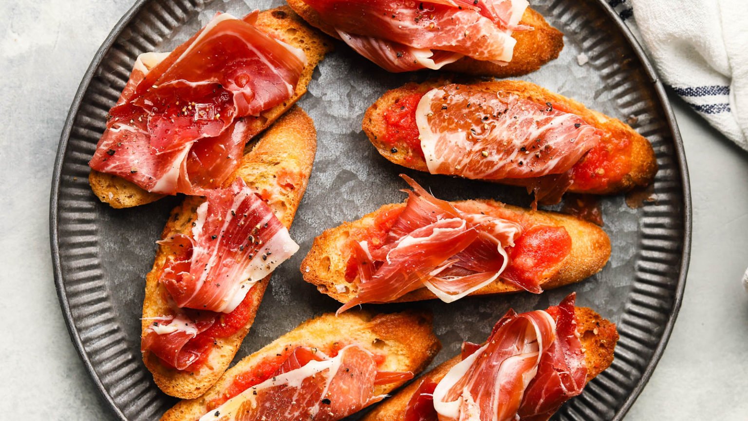 Pan Con Tomate with Jamón Serrano | Lindsey Eats