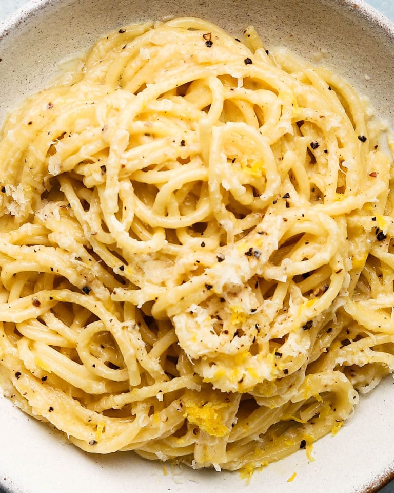 Lemon Mascarpone Pasta | Lindsey Eats