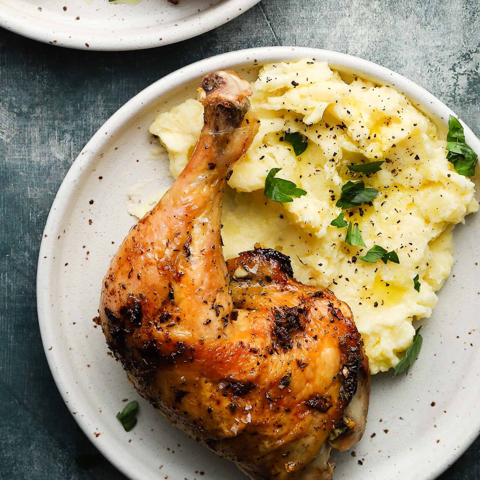 Harissa & Sumac Roasted Chicken with Tzatziki | Lindsey Eats