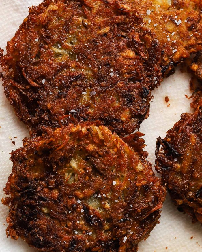 Crispy Potato Latkes | Lindsey Eats