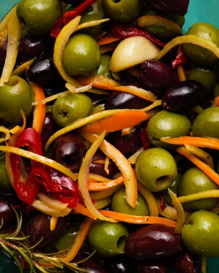 Whipped Ricotta with Citrus Marinated Olives | Lindsey Eats