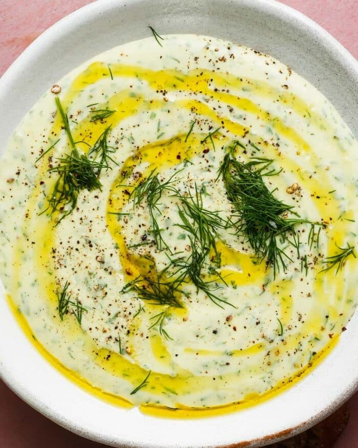 Herb Whipped Ricotta | Lindsey Eats