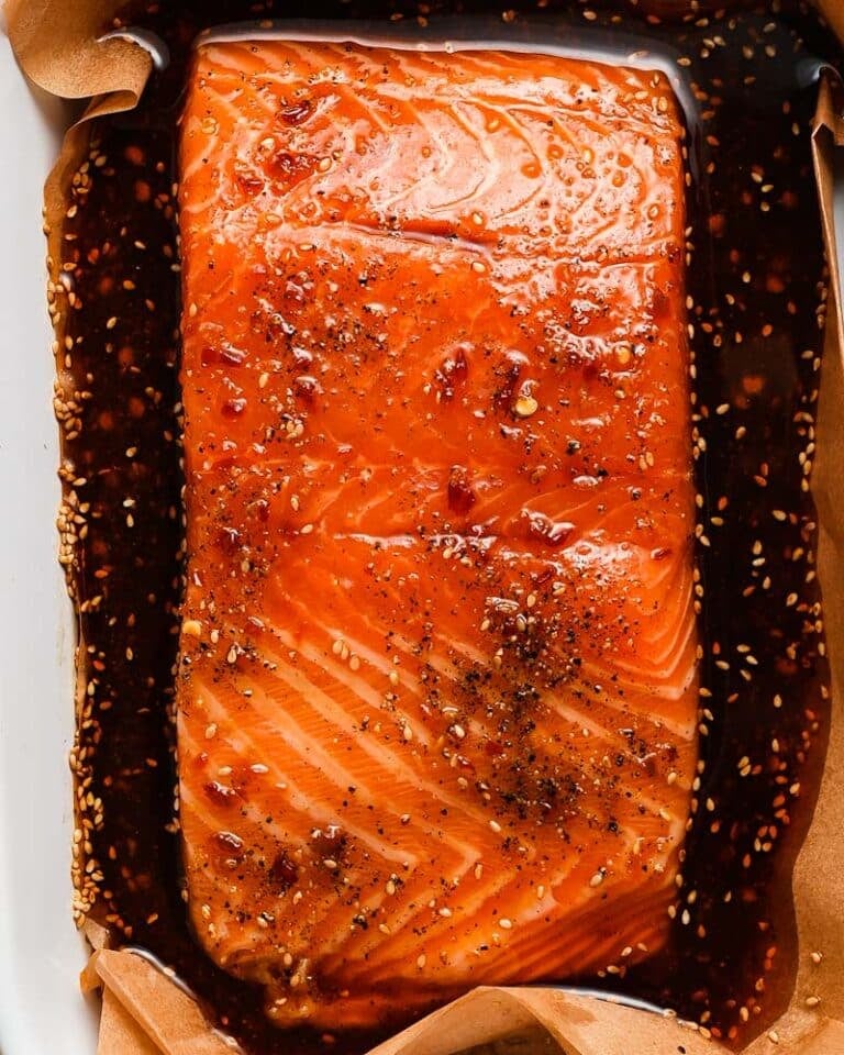 Honey Ginger Glazed Salmon | Lindsey Eats