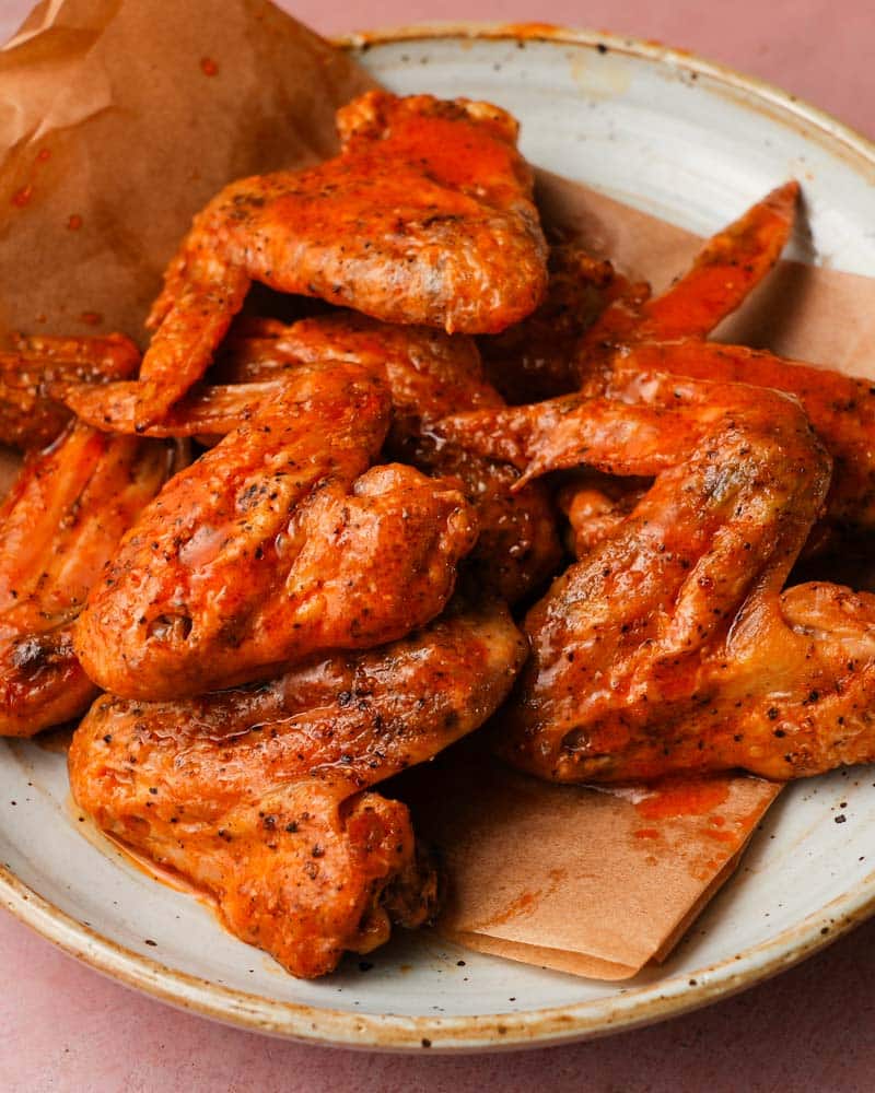 Baked Buffalo and Orange Chicken Wings | Lindsey Eats