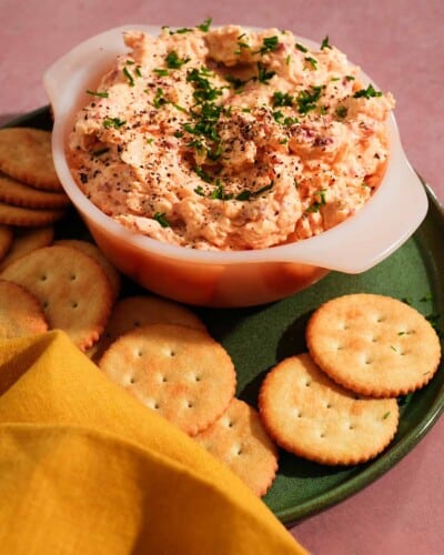 10 Minute Spicy Pimento Cheese Dip | Lindsey Eats