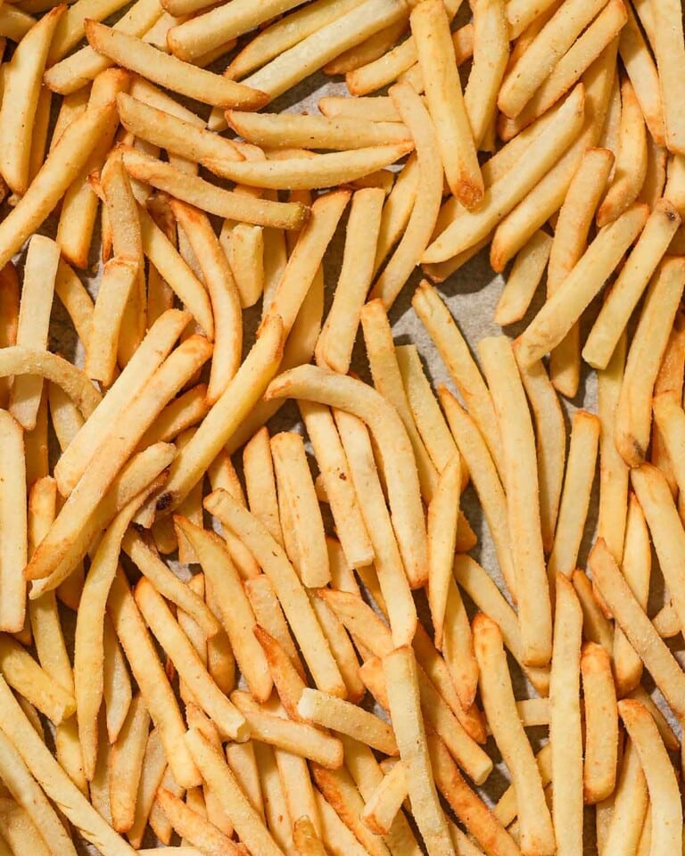 Easy Crispy Parmesan Truffle Fries | Lindsey Eats