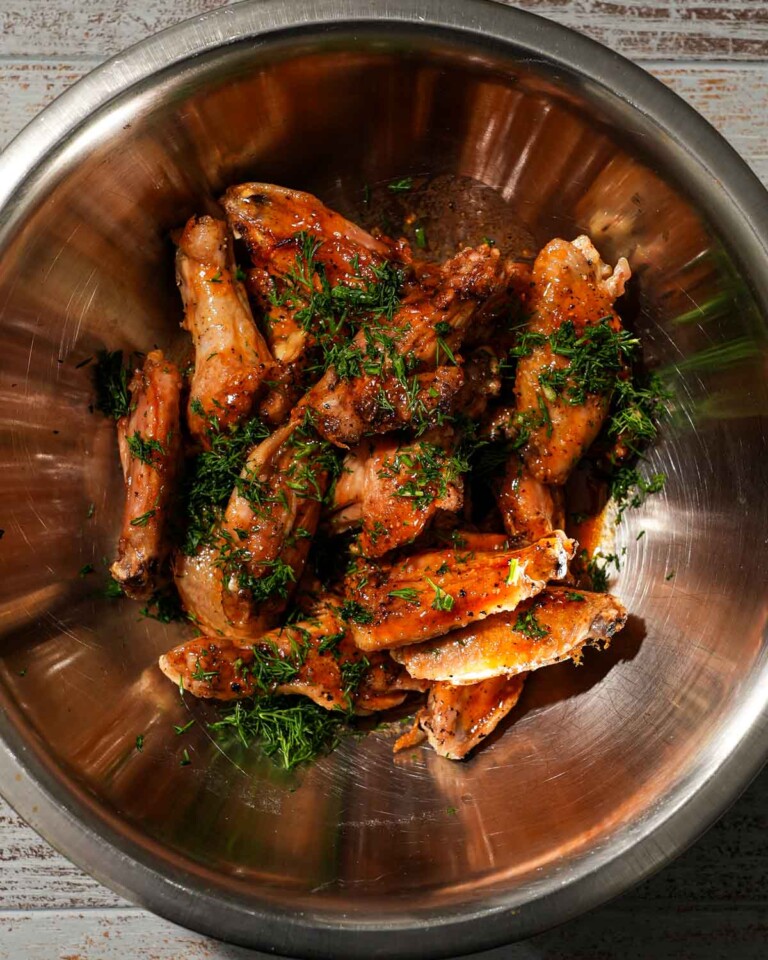 The Best Hot Honey Buffalo Chicken Wings | Lindsey Eats