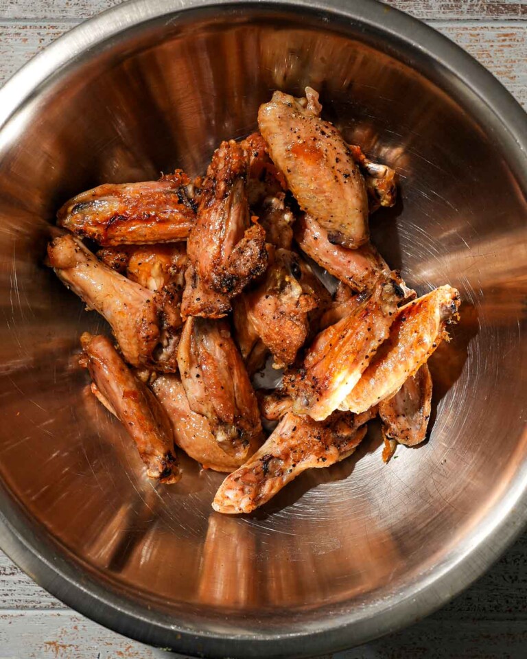 The Best Hot Honey Buffalo Chicken Wings | Lindsey Eats