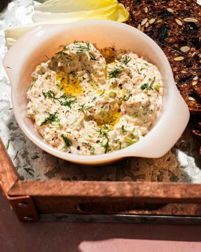 Easy 15 Minute Smoked Trout Dip | Lindsey Eats