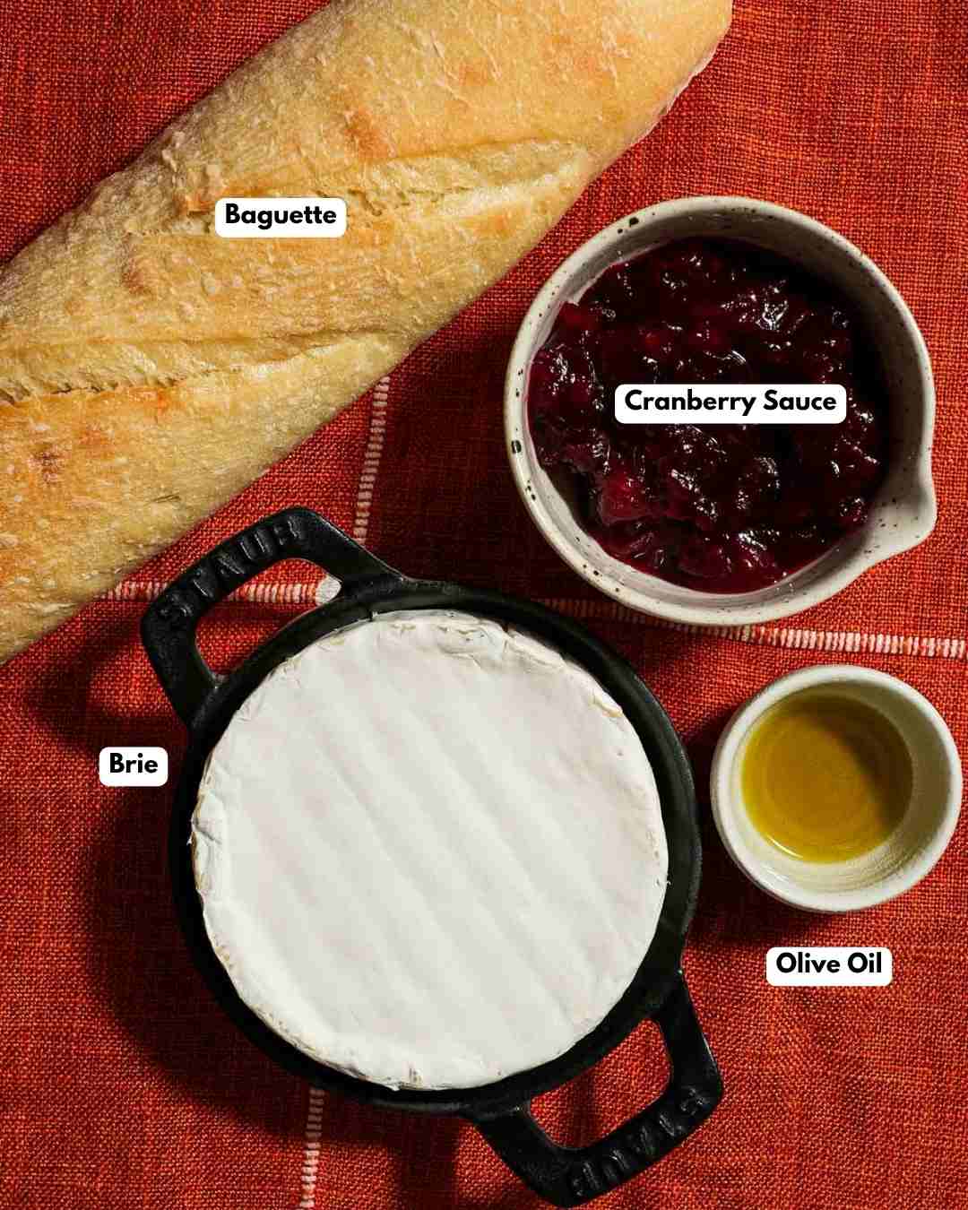 Cranberry Baked Brie Cheese (15 Minute Appetizer) | Lindsey Eats